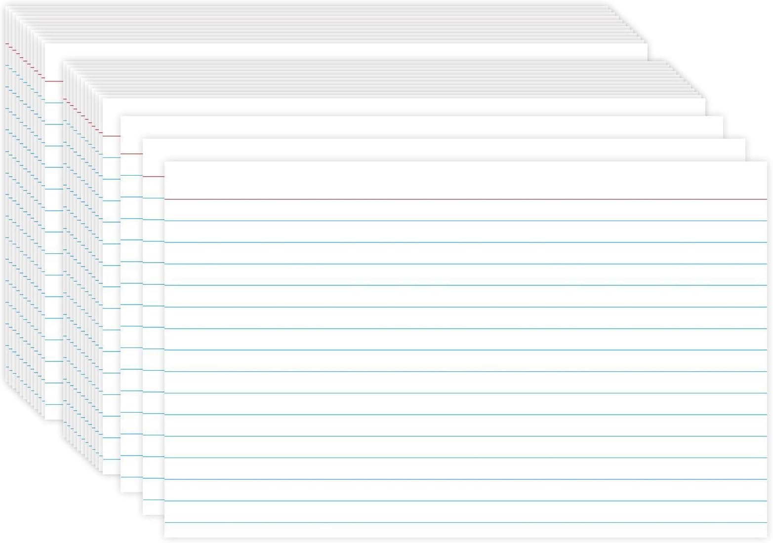 Amazon.com : Index Cards 5x8, Ruled Index Cards, Flash Cards for ...
