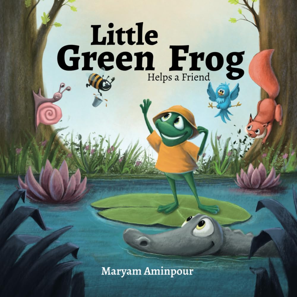 Little Green Frog Helps a Friend: Story Book for Toddlers and ...