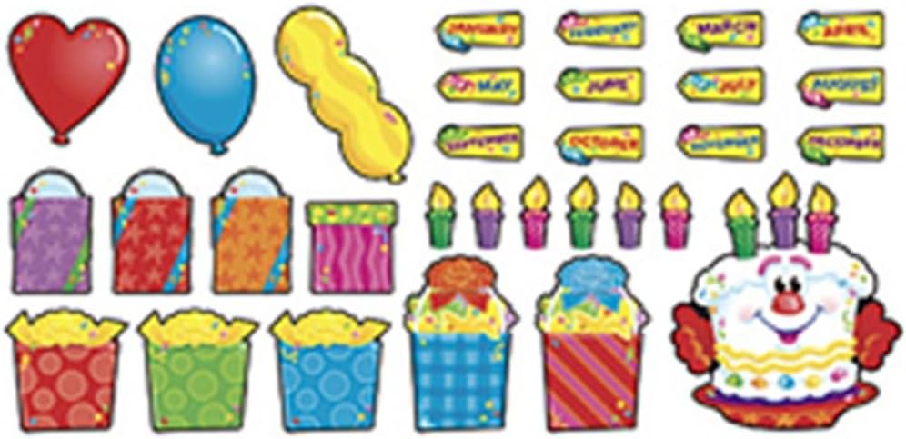 Amazon.com: Bulletin Board Set Happy Birthday : Office Products