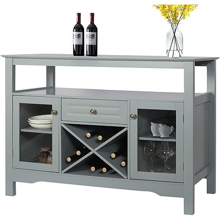 Amazon.com - Giantex Buffet Server Sideboard, Console Table, Wood ...
