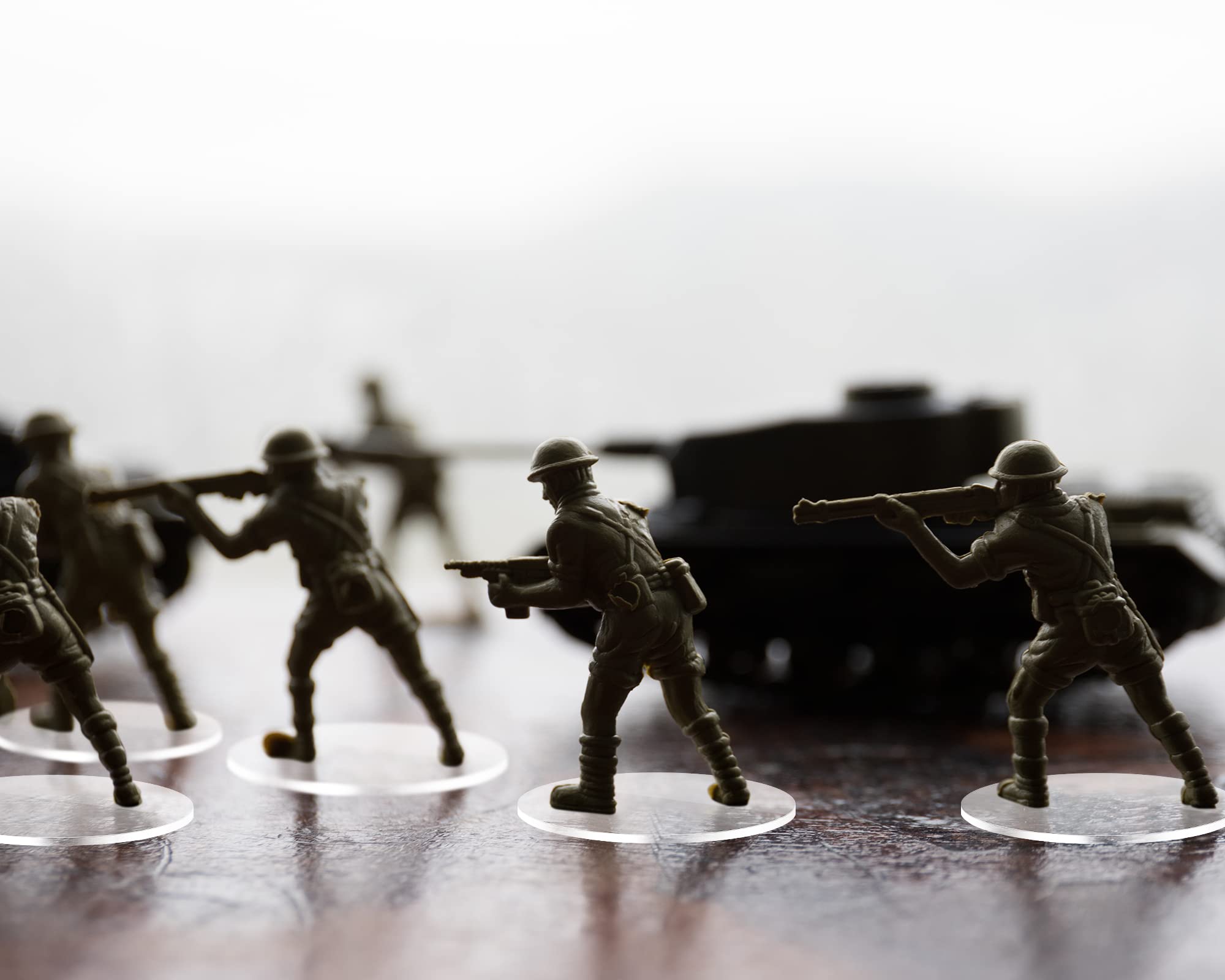 Snapklik.com : Yerliker 120 Pcs Acrylic Miniature Bases, 25mm 35mm 45mm ...