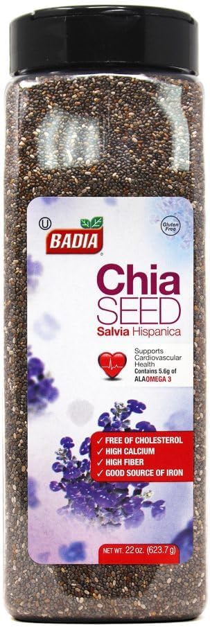 Amazon.com : Badia Ground Chia Seeds, 16 oz – Superfood for Smoothies ...