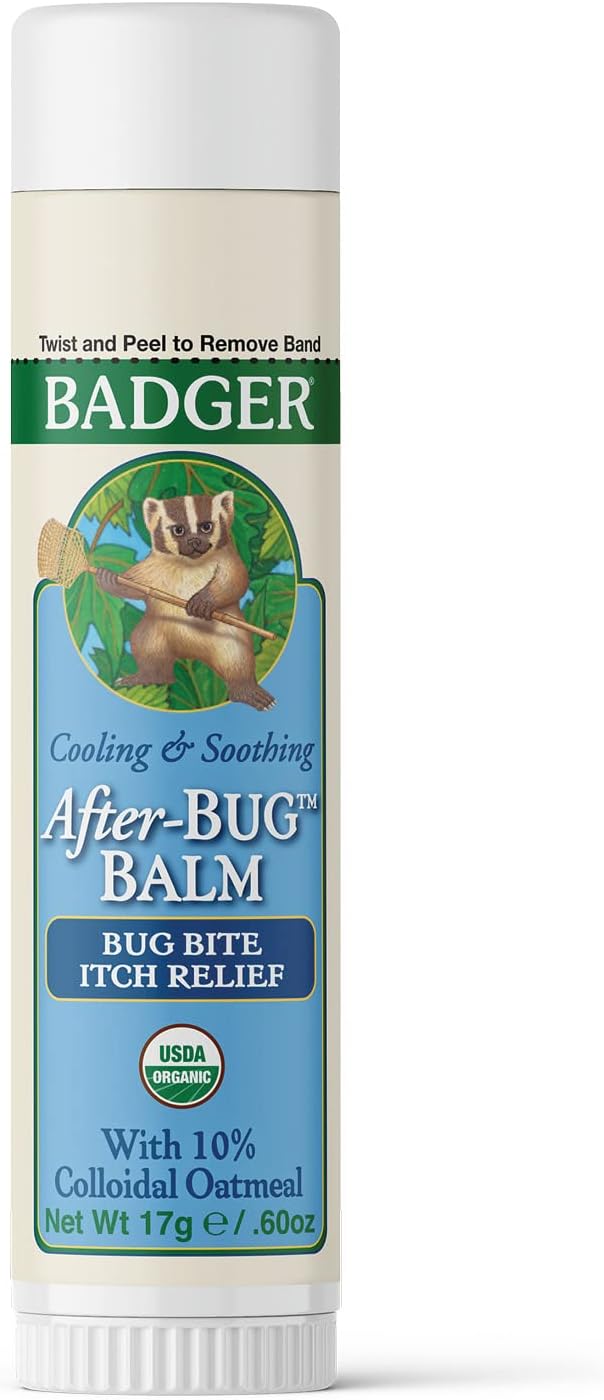 Amazon.com: Badger - After Bug Balm Stick, Organic Anti-Itch Balm, Bug ...