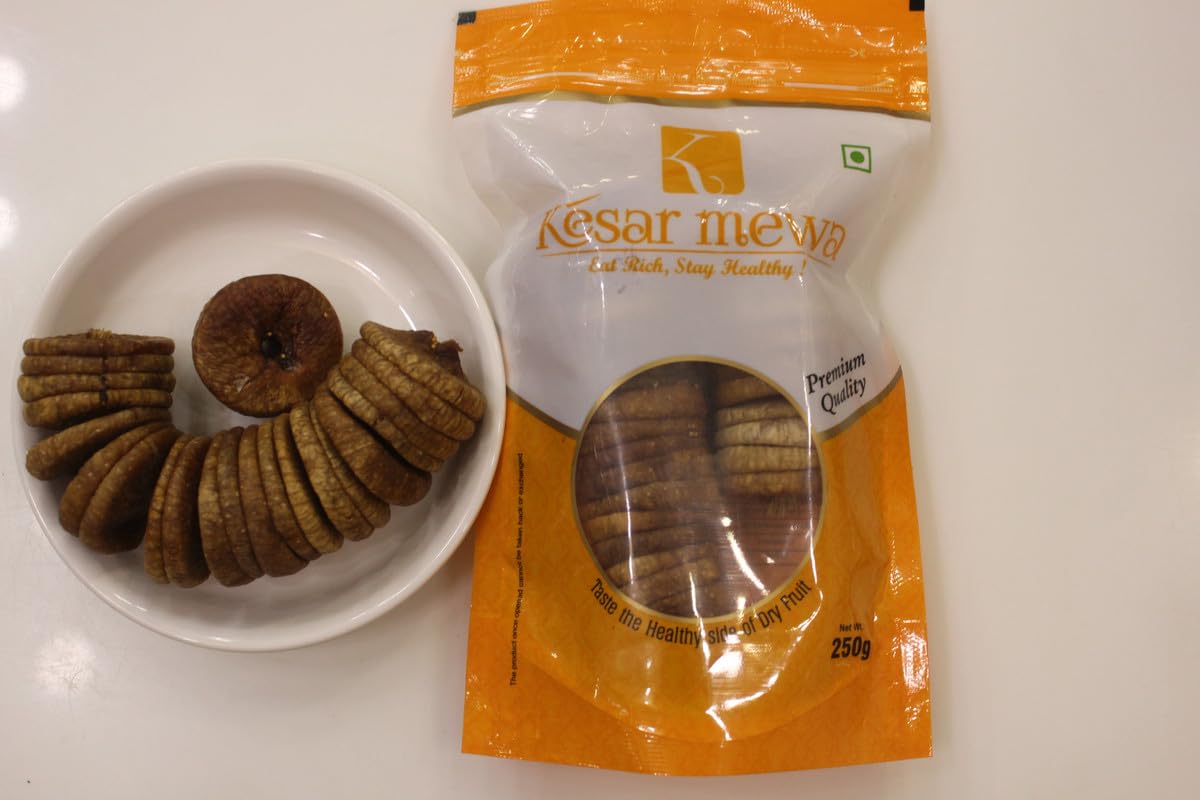 KESAR MEWA Anjeer | Dried Figs| Natural, Rich in Iron & Vitamins| Fat ...