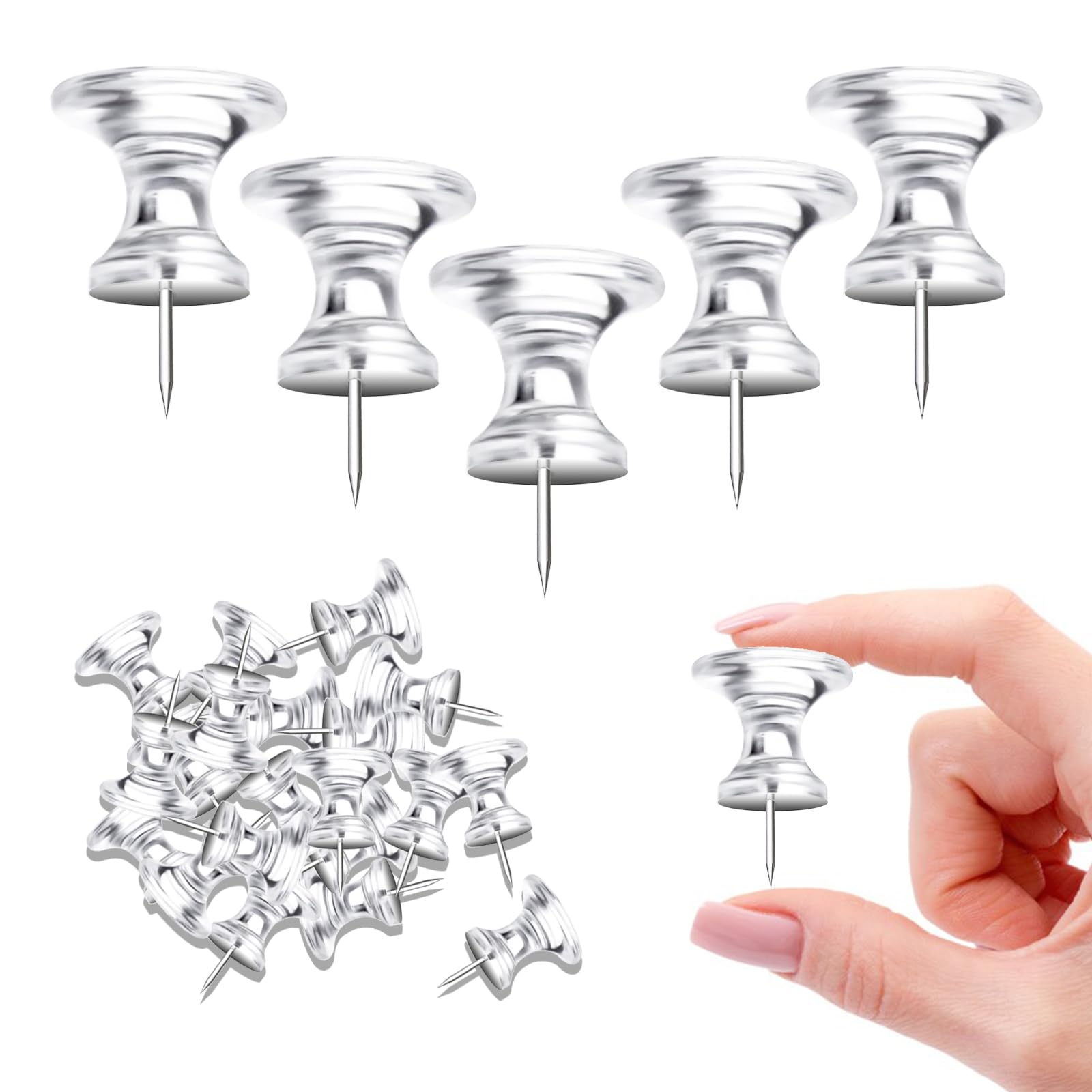 Amazon.com: Large Push Pins Jumbo for Cork Board, Giant Push Pins 1 ...