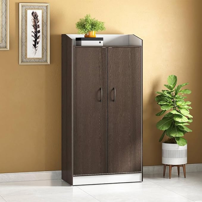 Urban Ladder Hayes High 18 Pair Shoe Rack in Dark wenge Finish : Amazon ...