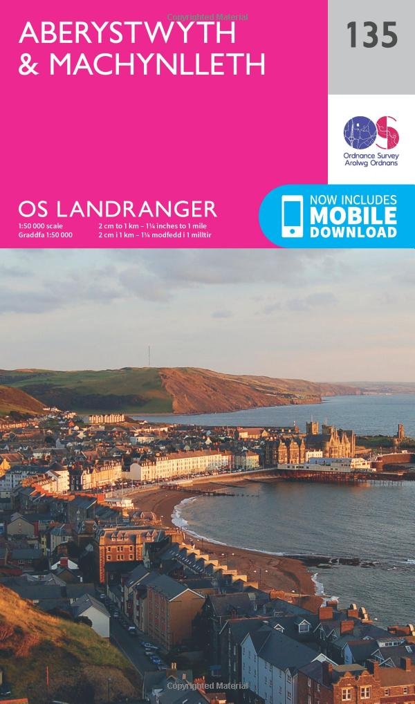 Aberystwyth & Machynlleth Map | Devil’s Bridge & Vale of Rheidol ...