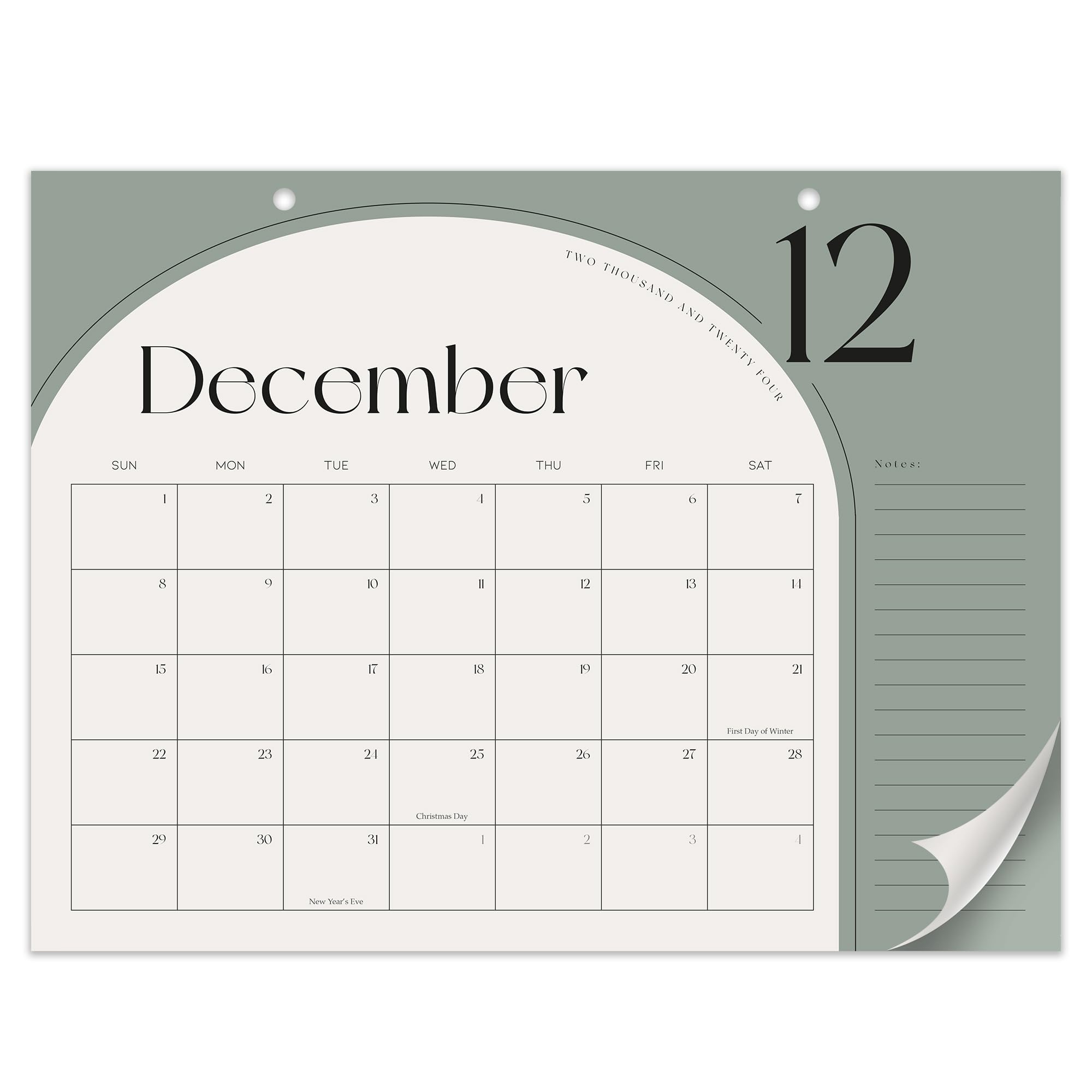 Snapklik.com : Aesthetic 2024-2025 Desk Calendar - Runs From January ...