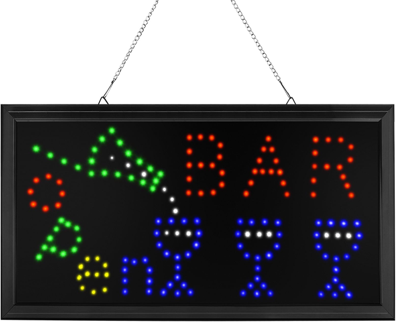 Amazon.com: Bar Neon Sign for Business - Led Bar Open Signs - with ...