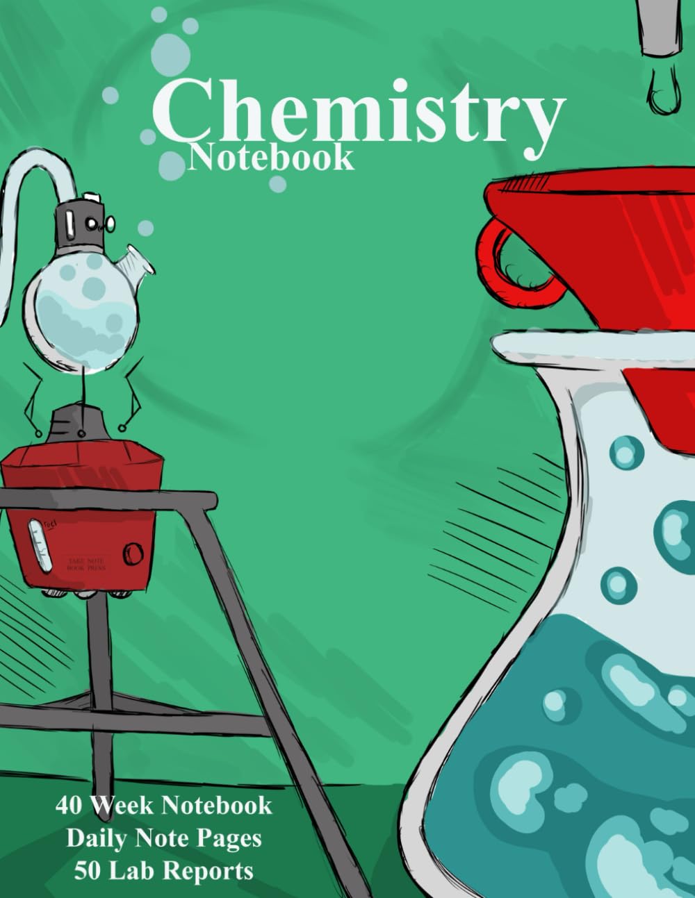 CHEMISTRY NOTEBOOK: YELLOW, EDUCATIONAL NOTEBOOK OR HOMESCHOOL WORKBOOK ...