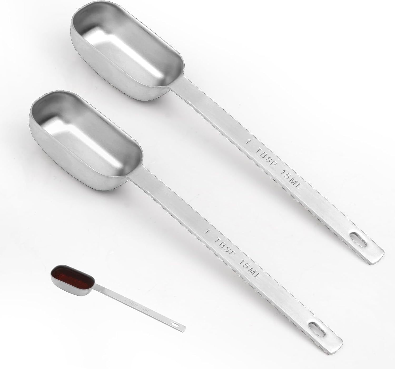 Amazon.com: 2 Pcs 3 Teaspoon(15 mL | 3 Tsp | 1 Tbsp | 1/2 oz) Stainless ...