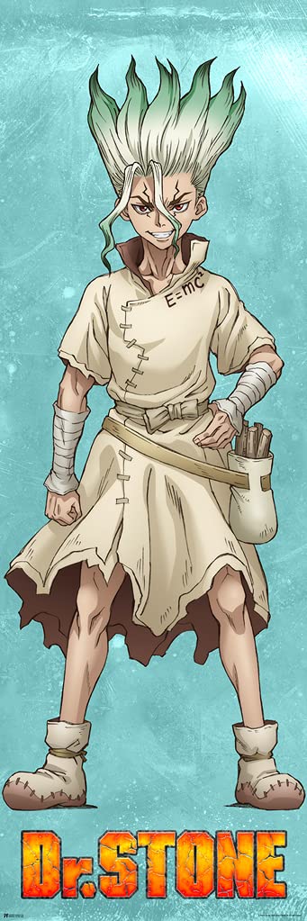 Dr Stone Senku Wall Scroll Anime Series Crunchyroll Webtoon Merch ...