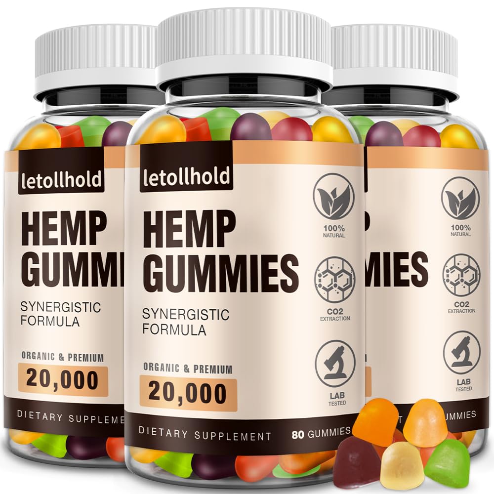 Amazon.com: Organic Hemp Gummies Edibles Gummy Advanced Extra Strength ...