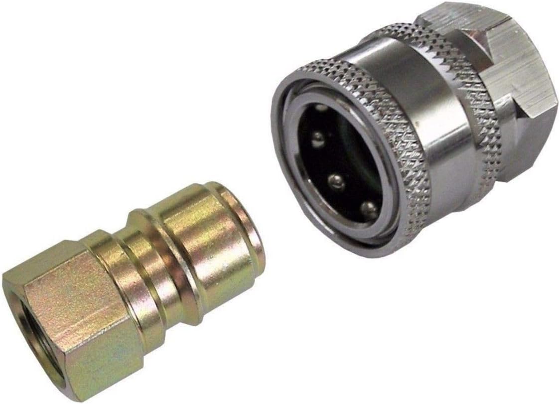 Pressure Washer Jet Wash Quick Release Snap Couplings 3/8" F B.S.P ...
