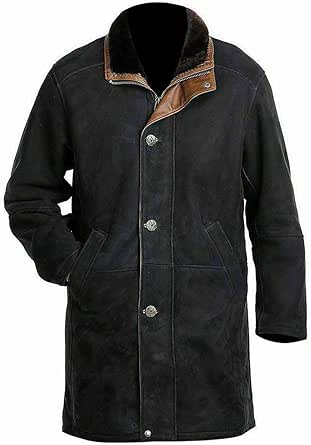 Longmire Sheriff Walt Robert Taylor Suede Leather Coat For Mens at ...