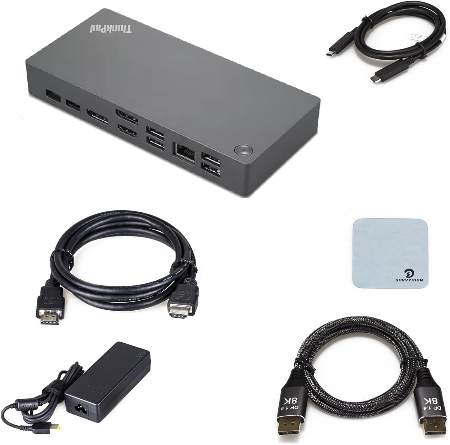 Amazon.com: Lenovo ThinkPad Universal USB-C Dock V2-40B7009 with ...