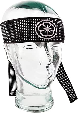 Amazon.com: TANAKA -FLOWER LOTUS 40inch MARTIAL ARTS HEADBAND KENDO ...