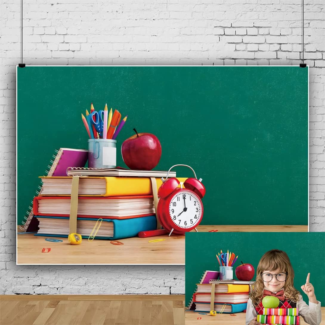 Amazon.com : 5x3ft Back to School Backdrop Classroom Chalkboard Desk ...