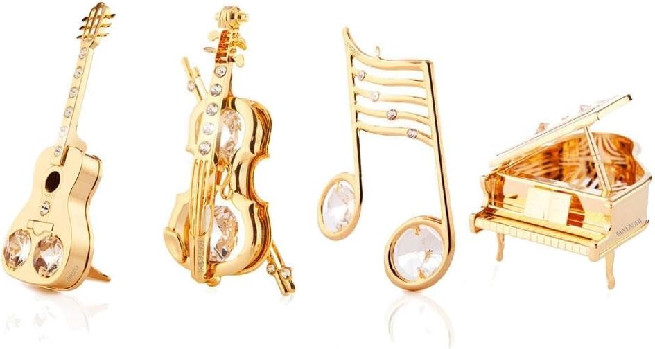 Amazon.com: Fathers Day Gift: 24k Gold Plated Musical Ornaments Kit ...