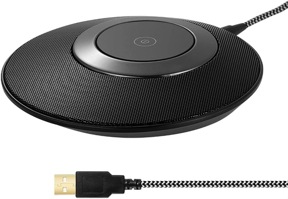 Amazon.com: USB Conference Microphone 360° Omnidirectional Condenser ...