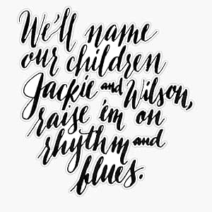 Amazon.com: Hozier - Jackie & Wilson Vinyl Sticker Waterproof Decal ...