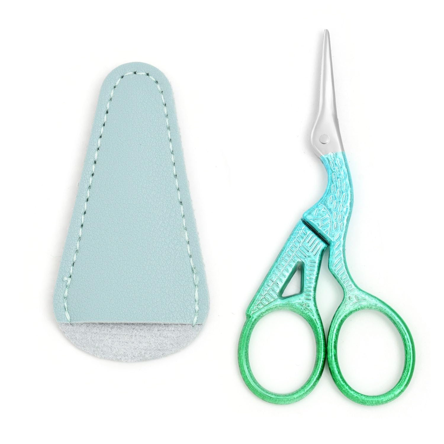 Amazon.com: 3.6 Inch Sewing Embroidery Scissors with Artificial Leather ...