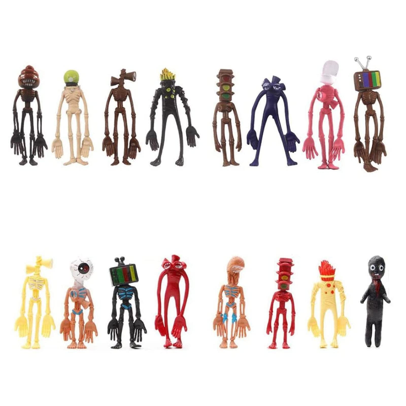 Buy RUTLCKR Figure Toys, Set of 16 Action Figure Dolls SCP Foundation ...