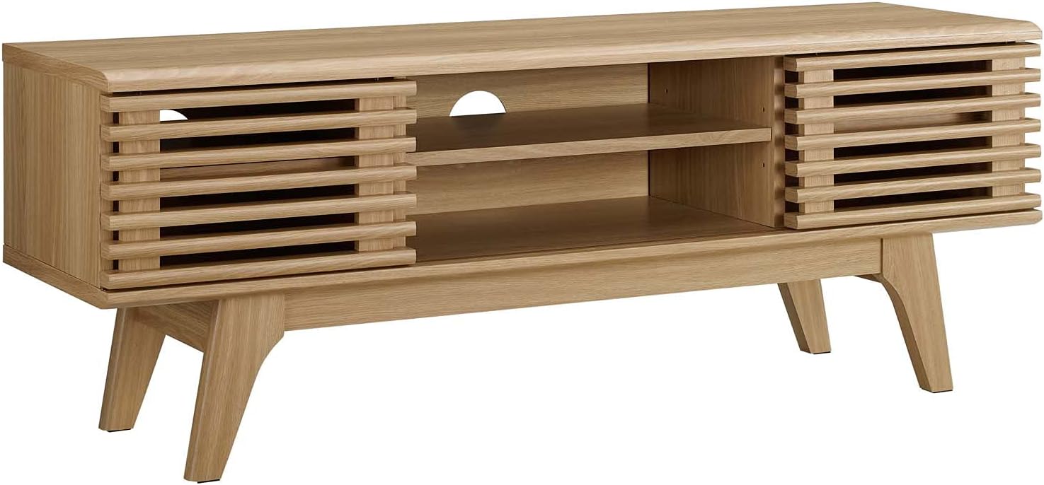 Amazon.com: Modway Render Mid-Century Modern Low Profile 46 Inch Media ...