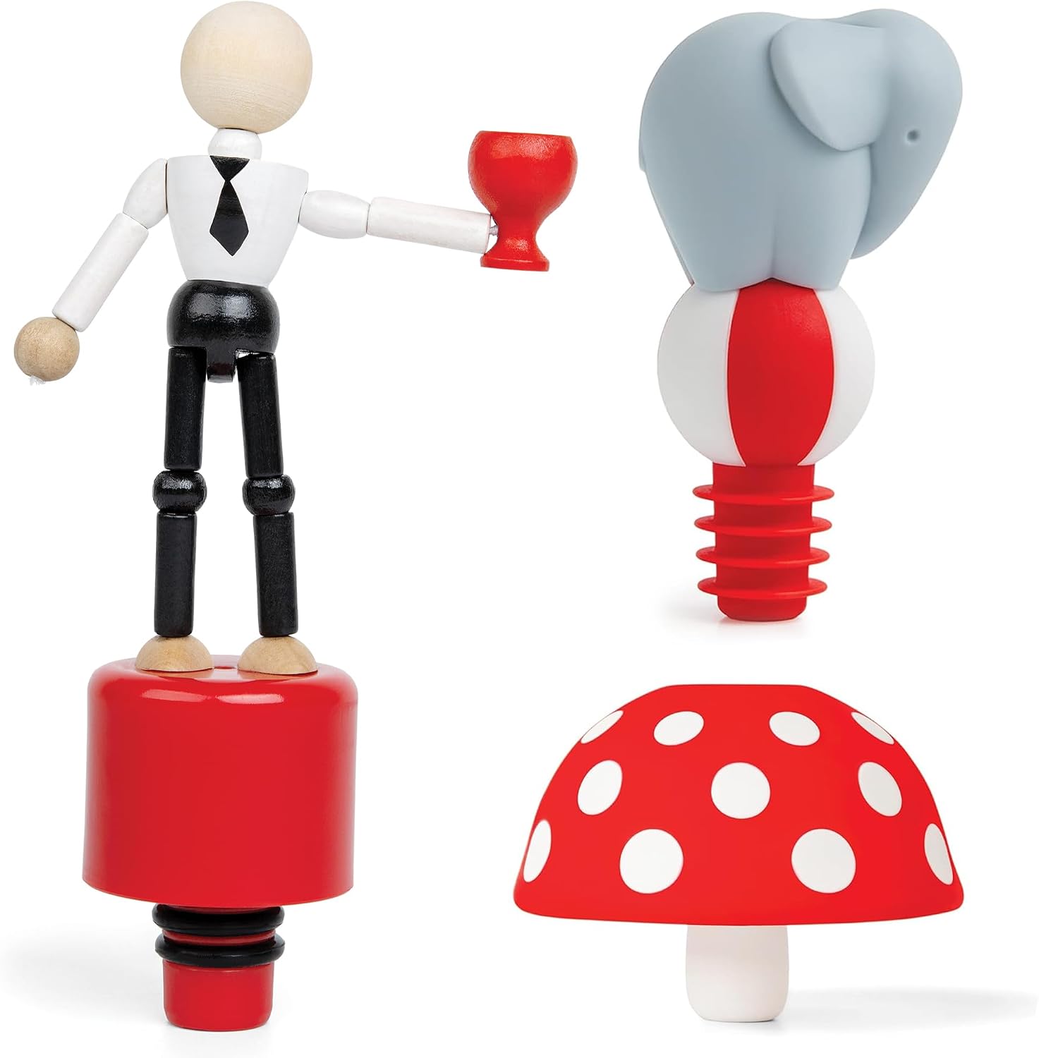 Amazon.com: Magic Mushroom Foldable Kitchen Funnel, Wasted Wine Stopper ...