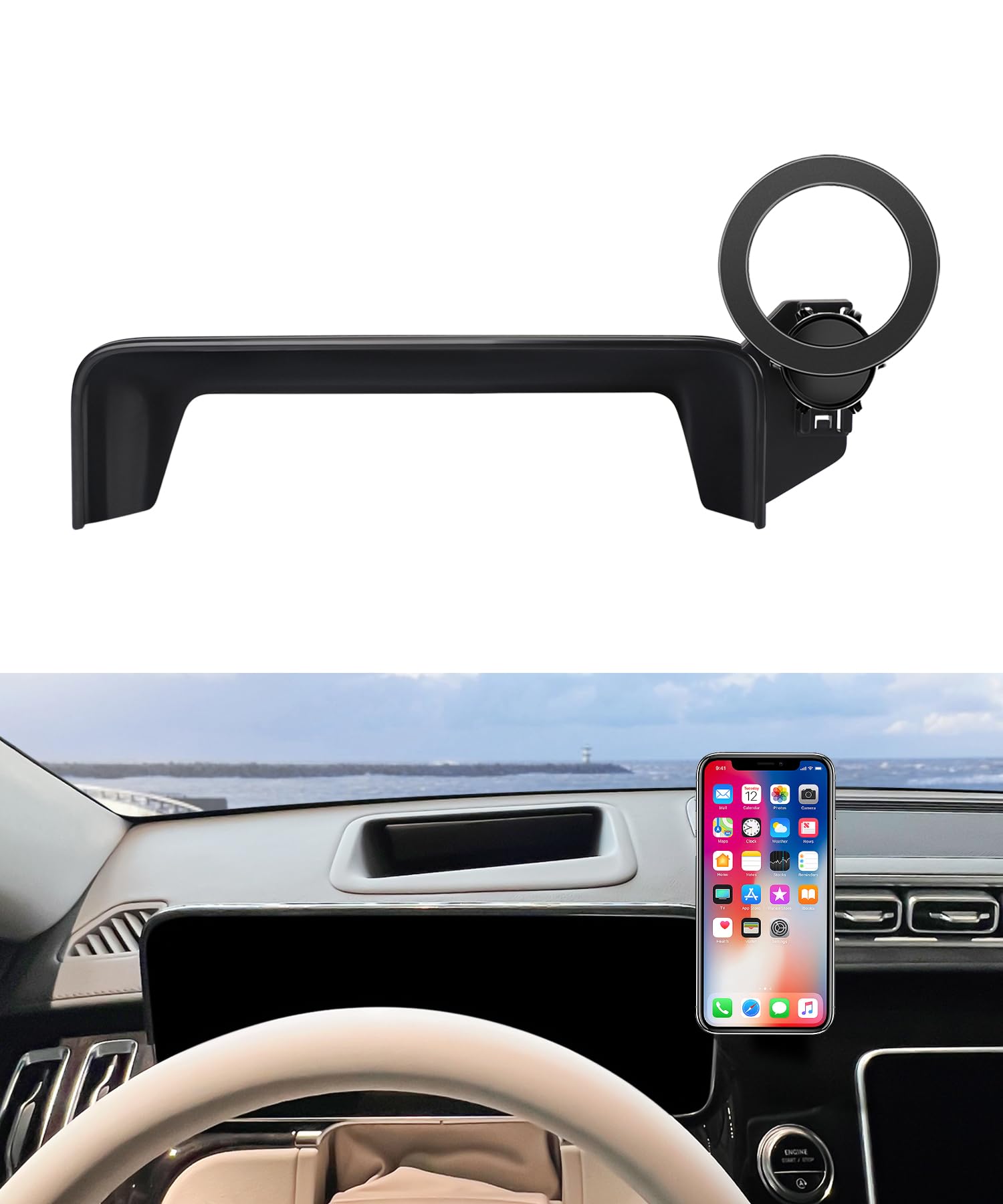 Amazon.com: MaserWeller Car Phone Holder for 2021-2024 Mercedes Benz S ...