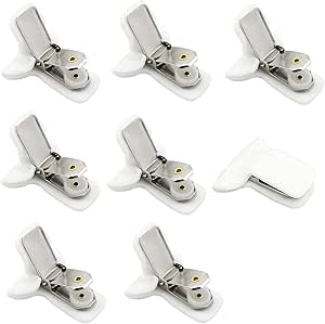 Fuonmka 8-Piece Padded Duvet Clips for Comforter Stability