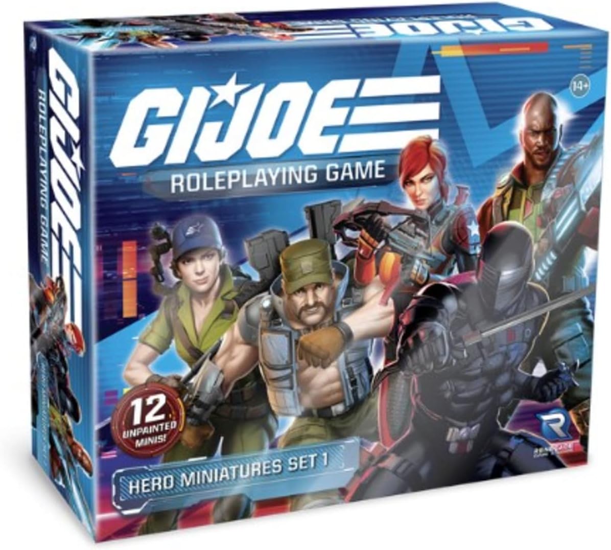 G.I. Joe Roleplaying Game: Hero Miniatures Set 1-12 Piece Unpainted ...