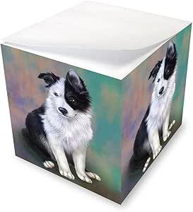 Amazon.com : Border Collie Dog Note Cube : Office Products