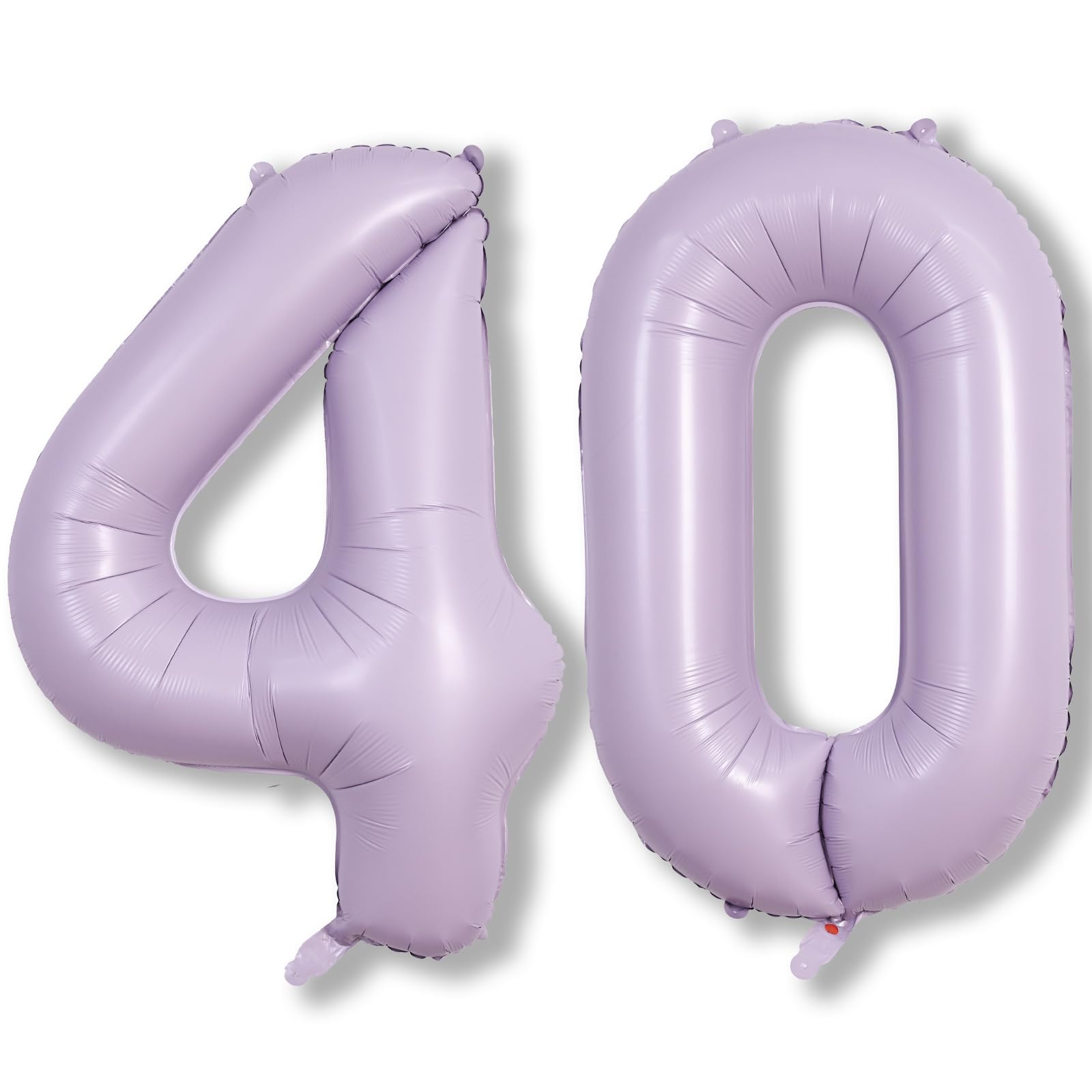 Amazon.com: Light Purple Number 40 Birthday Balloons, 40 Inch Large ...