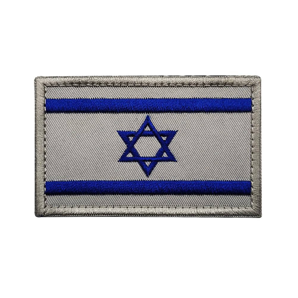 Amazon.com: Israel Flag Patch Sew on Embroidery Tactical Israeli IL ...