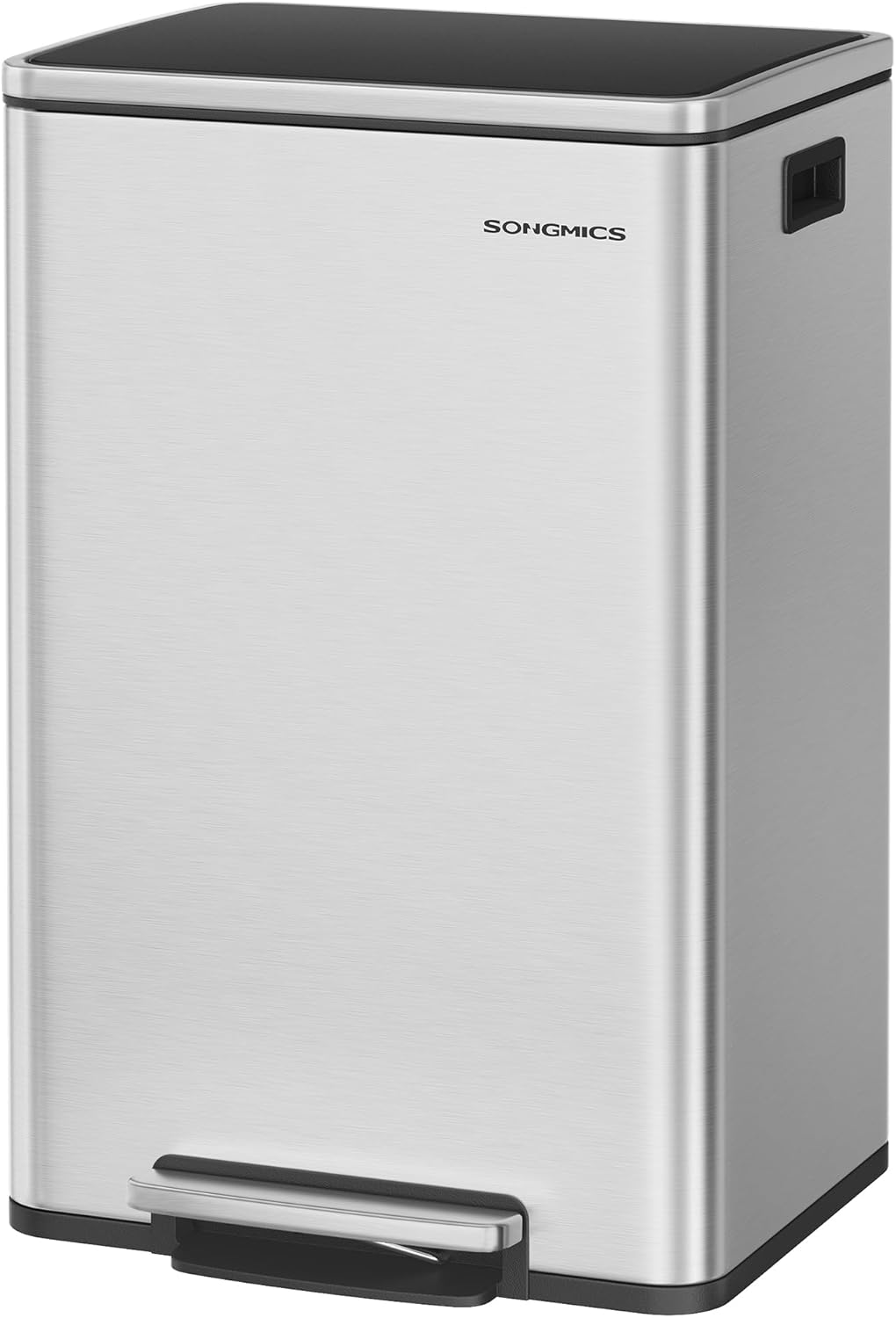 Amazon.com: SONGMICS Trash Can, 13-Gallon Gabbage Can, with 15 Trash ...