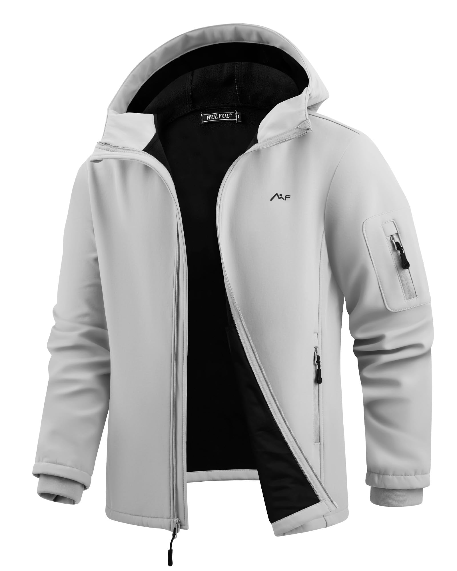 Snapklik.com : Mens Lightweight Softshell Jacket Warm Fleece Lined ...