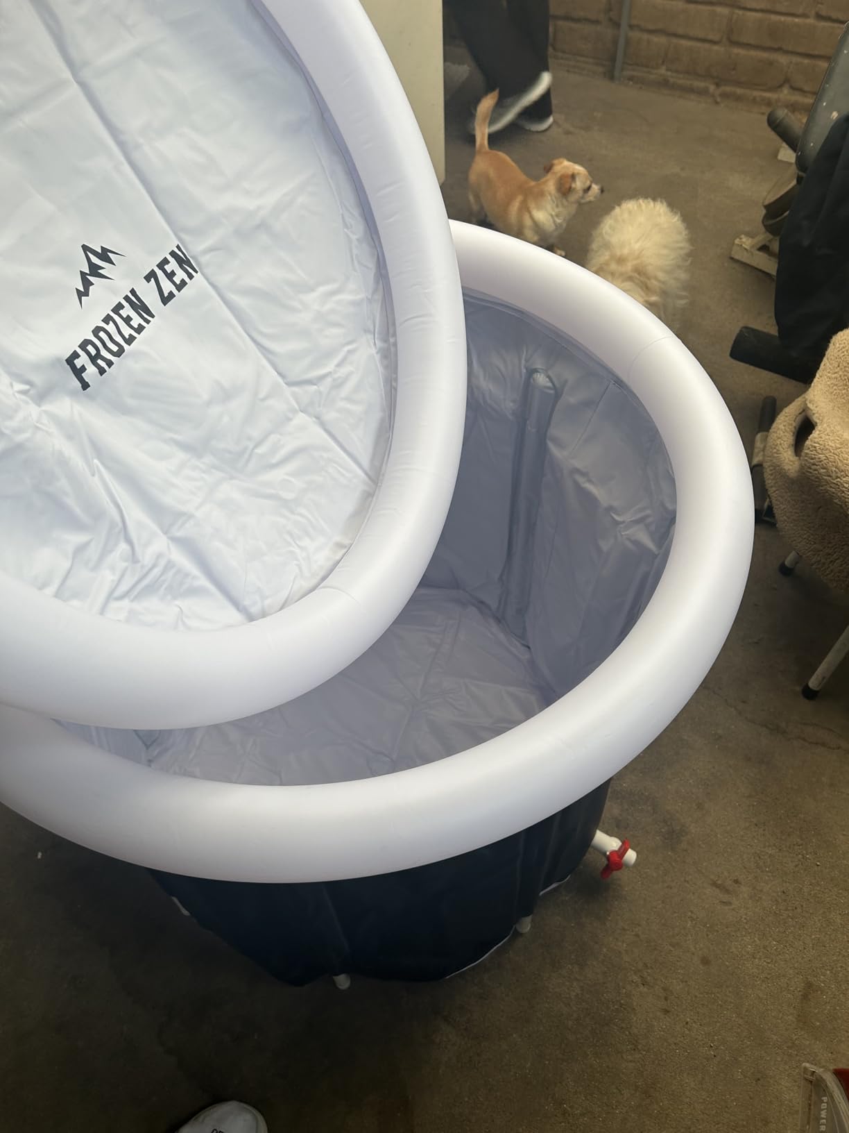 $9/mo - Finance Frozen Zen Ice Bath Tub For Athletes with Lid, XL 105 ...