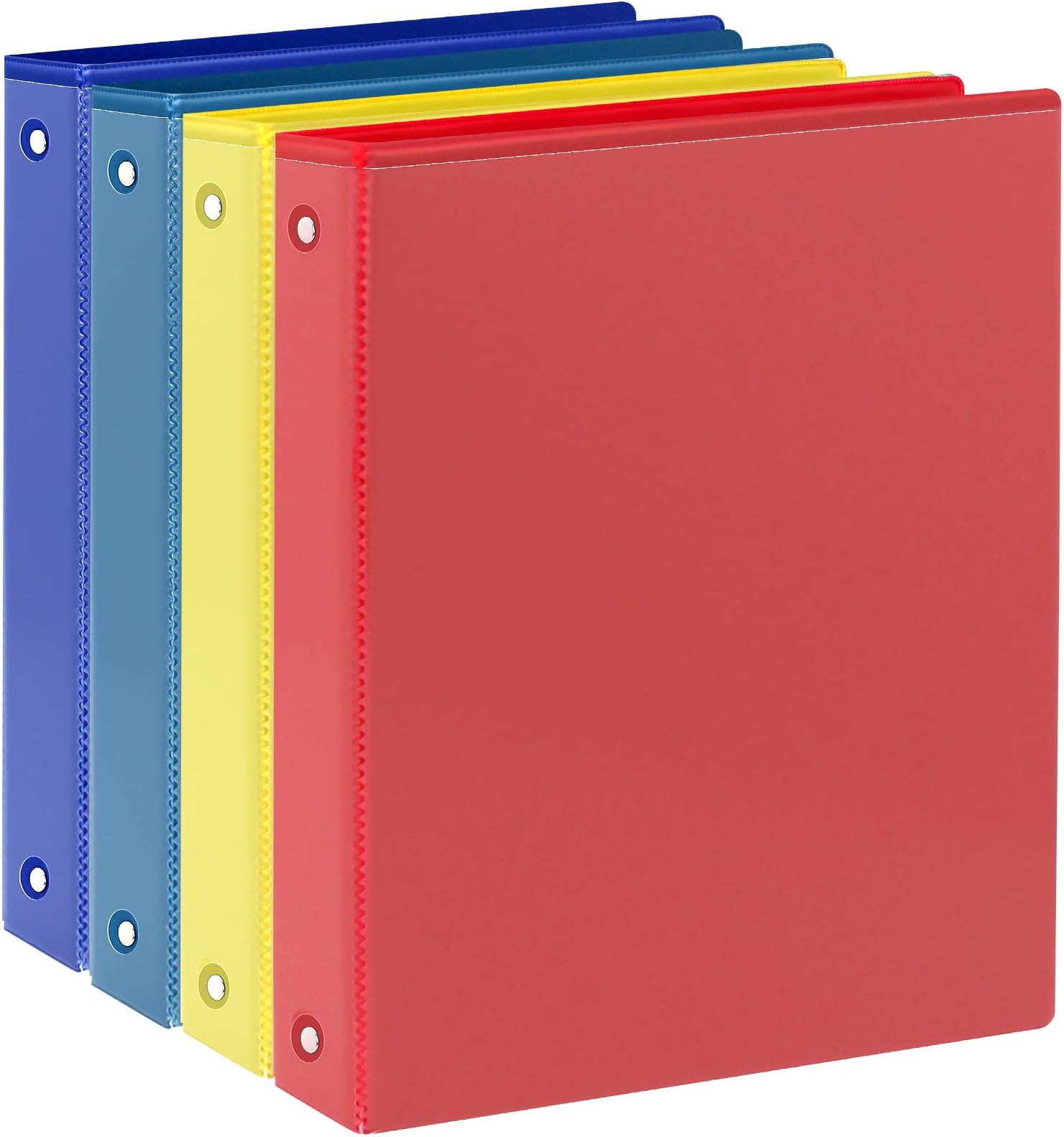 Amazon.com : 2-inch 3 Ring Binder with 2 Interior Pockets, Heavy Duty 2 ...