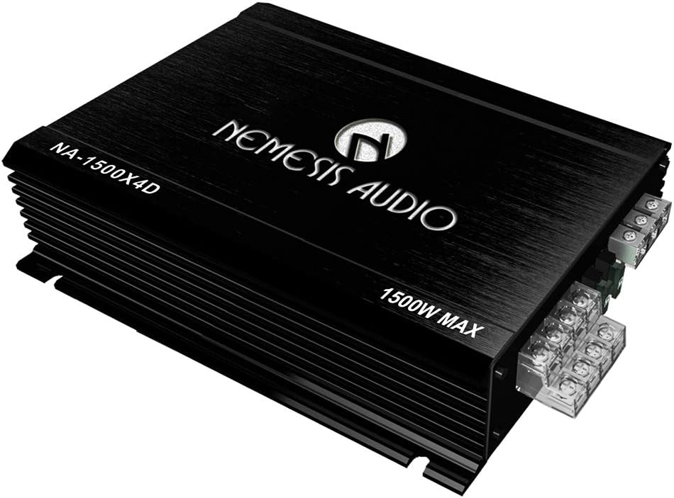 Amazon.com: Nemesis Audio NA-1600X4D 1600 W Max Power 4-Channel Car ...