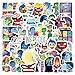 Amazon.com: 62Pcs Inside Out Stickers Pack,Cartoon Cute Aesthetic ...