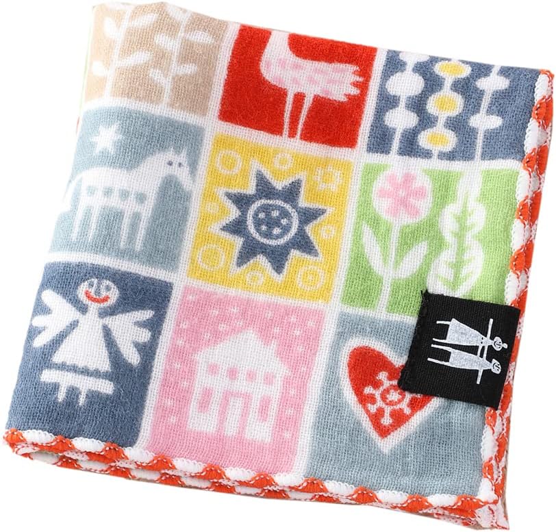 Amazon｜内野(UCHINO) ベングト＆ロッタ BLハッピーライフ タオルハンカチ 5808V011-M｜ハンドタオル - ホーム＆キッチン オンライン通販