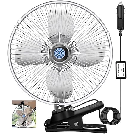 Amazon.com: Homdec 12V RV Cooling Fan with 2-Speed Switch, 8.75-Inch ...