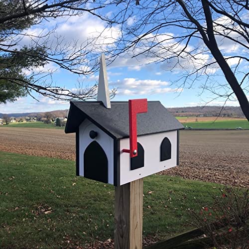 Amazon.com: Beautiful Church Mailbox | Made from Durable Poly Lumber ...