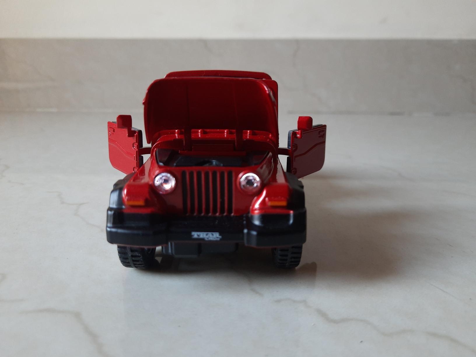 Mahindra Metal Thar Model Car, Pack Of 1, Red : Amazon.in: Toys & Games
