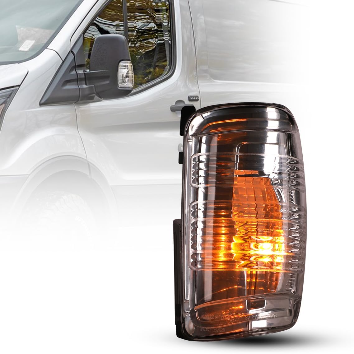 Amazon.com: ROXX Mirror Turn Signal Light Cover for 2015-2022 Ford ...