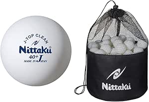 Amazon | ニッタク(Nittaku) 卓球 ボール 抗ウィルス 抗菌 Jトップクリーントレ球 10ダース(120球)入り (練習球) NB-1744 & 卓球 メニーズボールケース ...