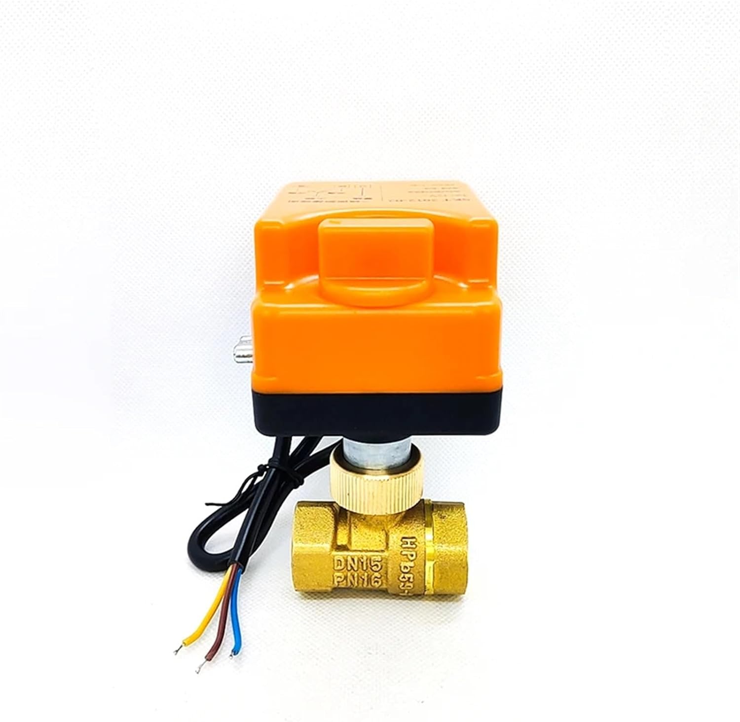 Amazon.com: 1/2" Brass Electric Ball Valve Three Wire Two Control Two ...