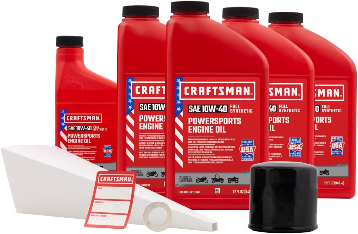 Amazon.com: CRAFTSMAN Oil Change Kit Compatible with Honda CB1100 ...