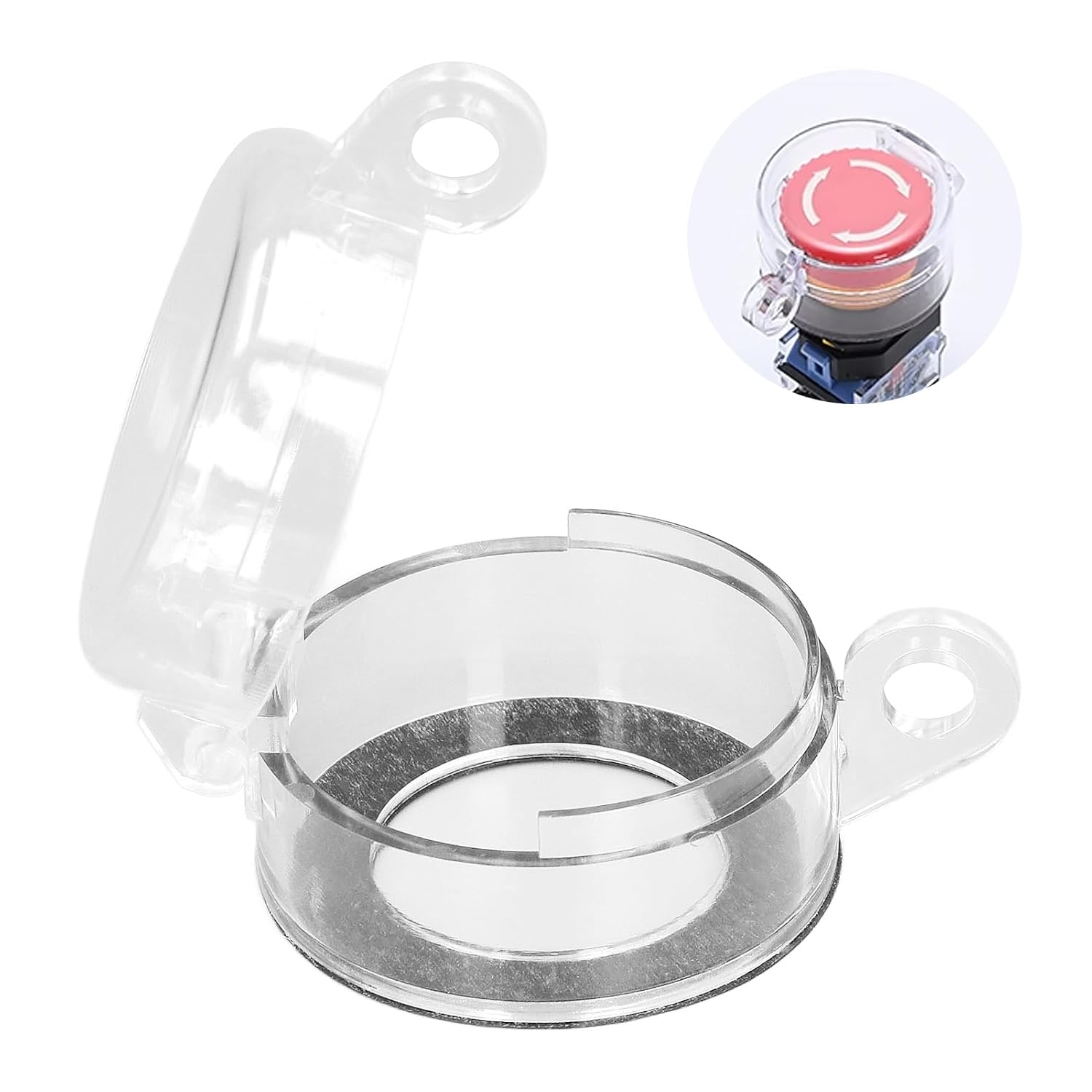 30mm Push Button Switch Protector Emergency Stop Switch Transparent ...